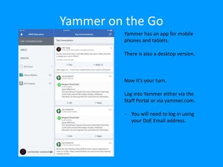 Introduction to yammer | PPT