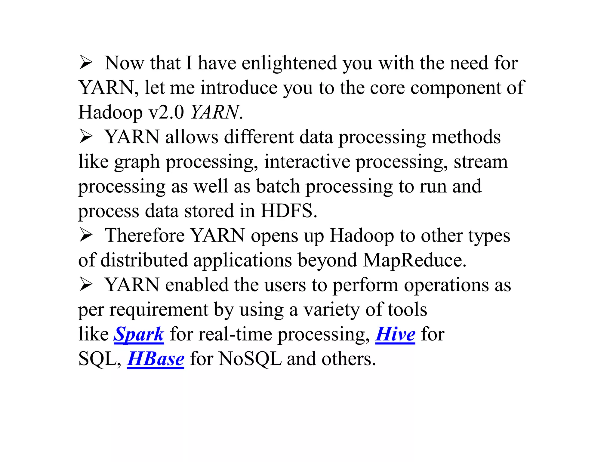 Introduction to yarn B.Nandhitha 2nd M.sc., computer science,Bon ...