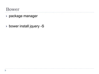 Introduction to yeoman | PPT