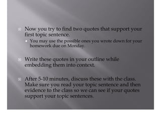 Introduction To Your Visual Essay | PDF