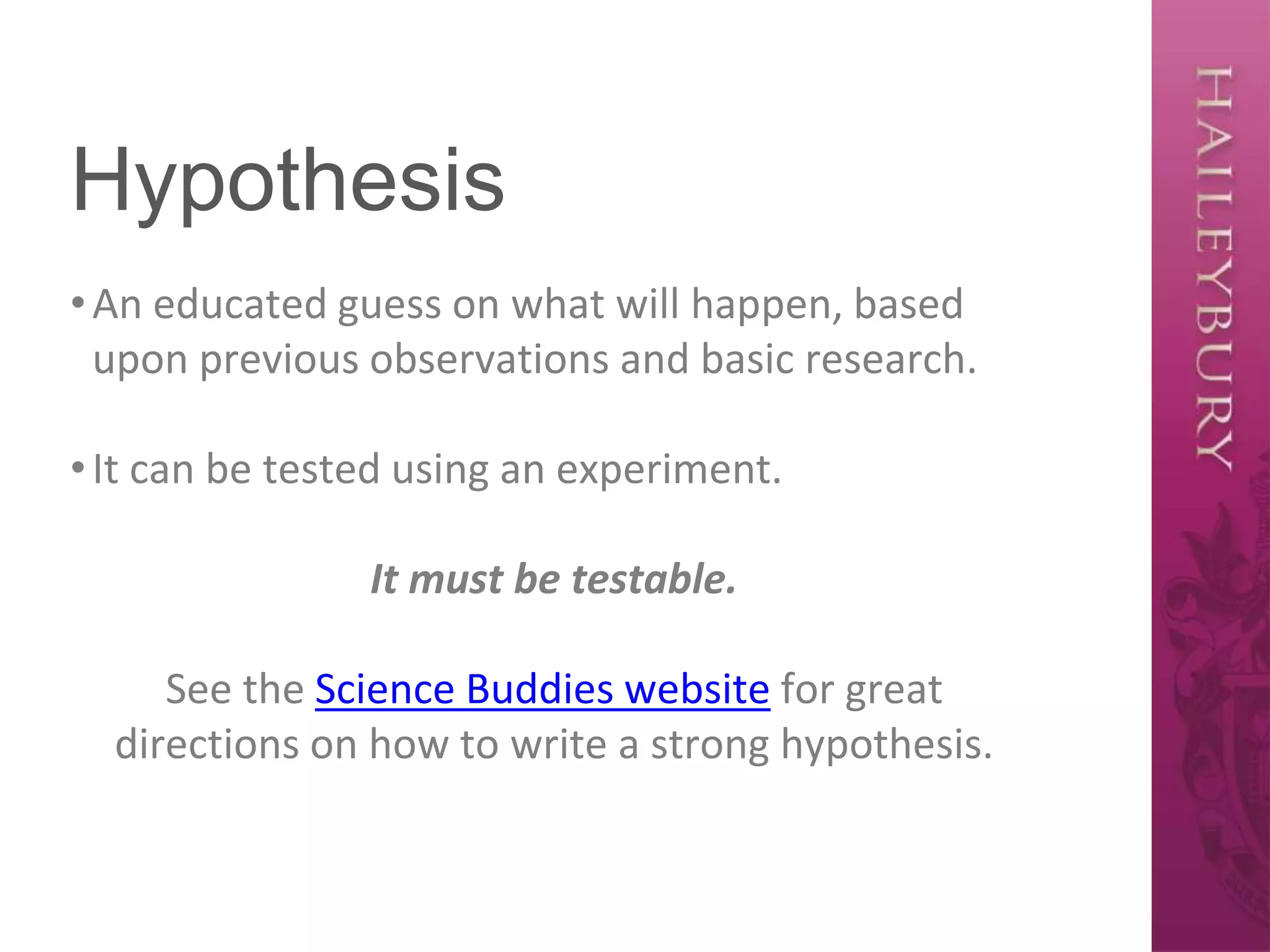 Introduction to yr7 science ppt | PPTX