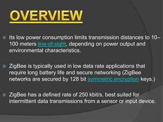 Introduction to zigbee | PPTX