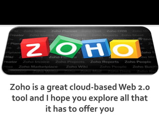 Introduction to zoho creator | PPTX