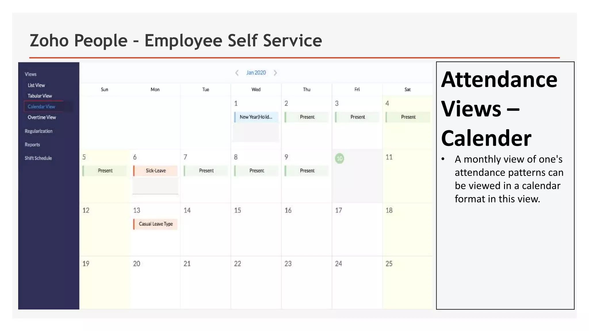 Introduction to zoho people | PPTX