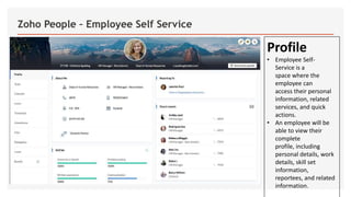 Introduction to zoho people | PPTX