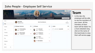 Introduction to zoho people | PPTX