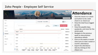 Introduction to zoho people | PPTX
