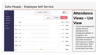 Introduction to zoho people | PPTX