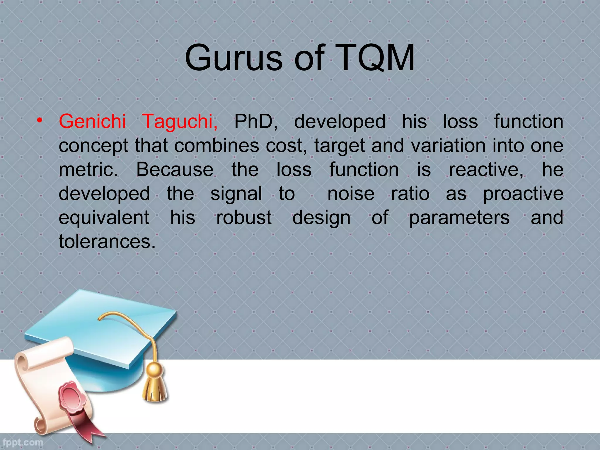 Introduction to TQM | PPT