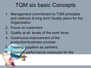Introduction to TQM | PPT