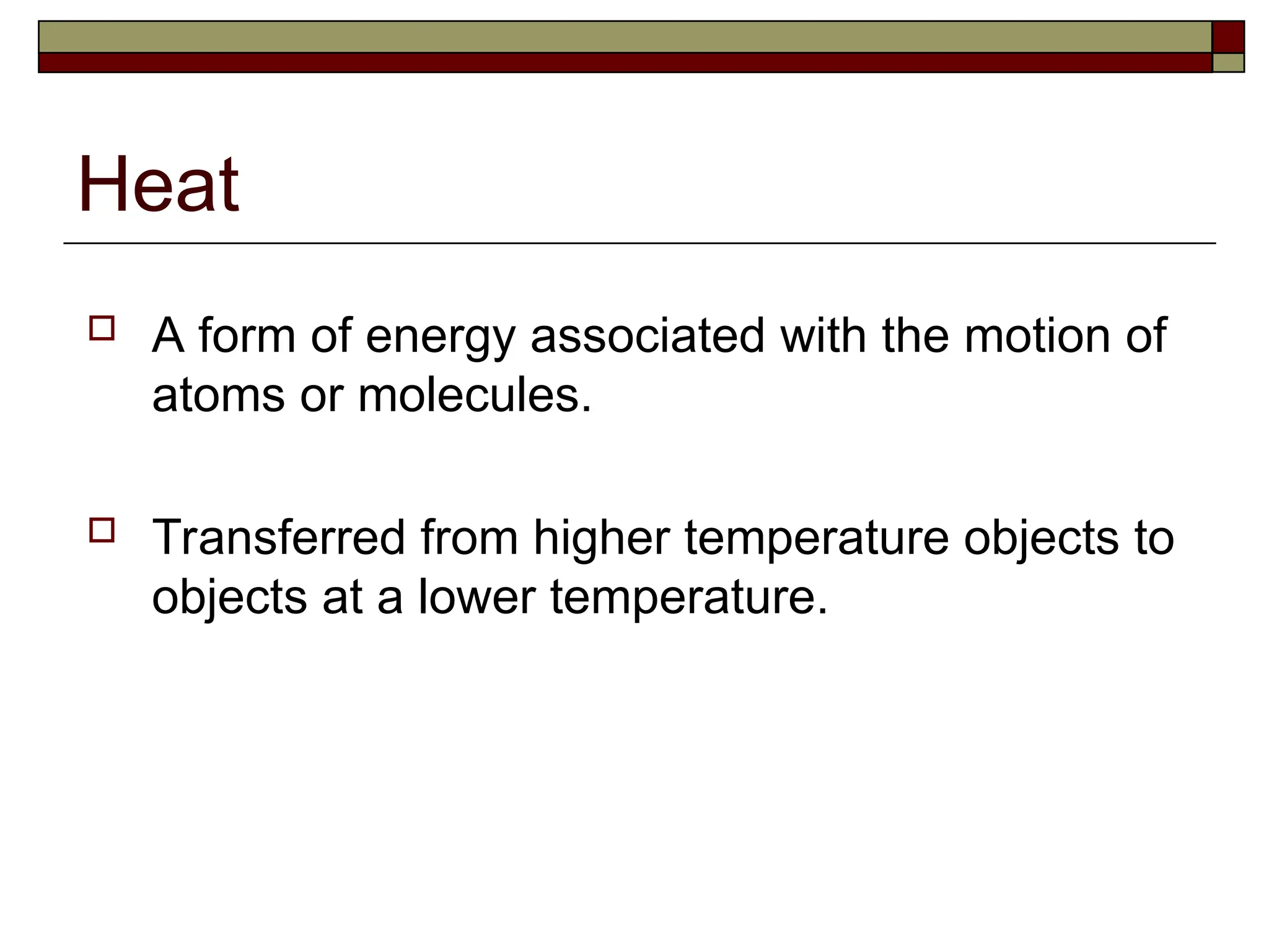 Introduction_Transfer_of_Heat for secondary school students | PPT