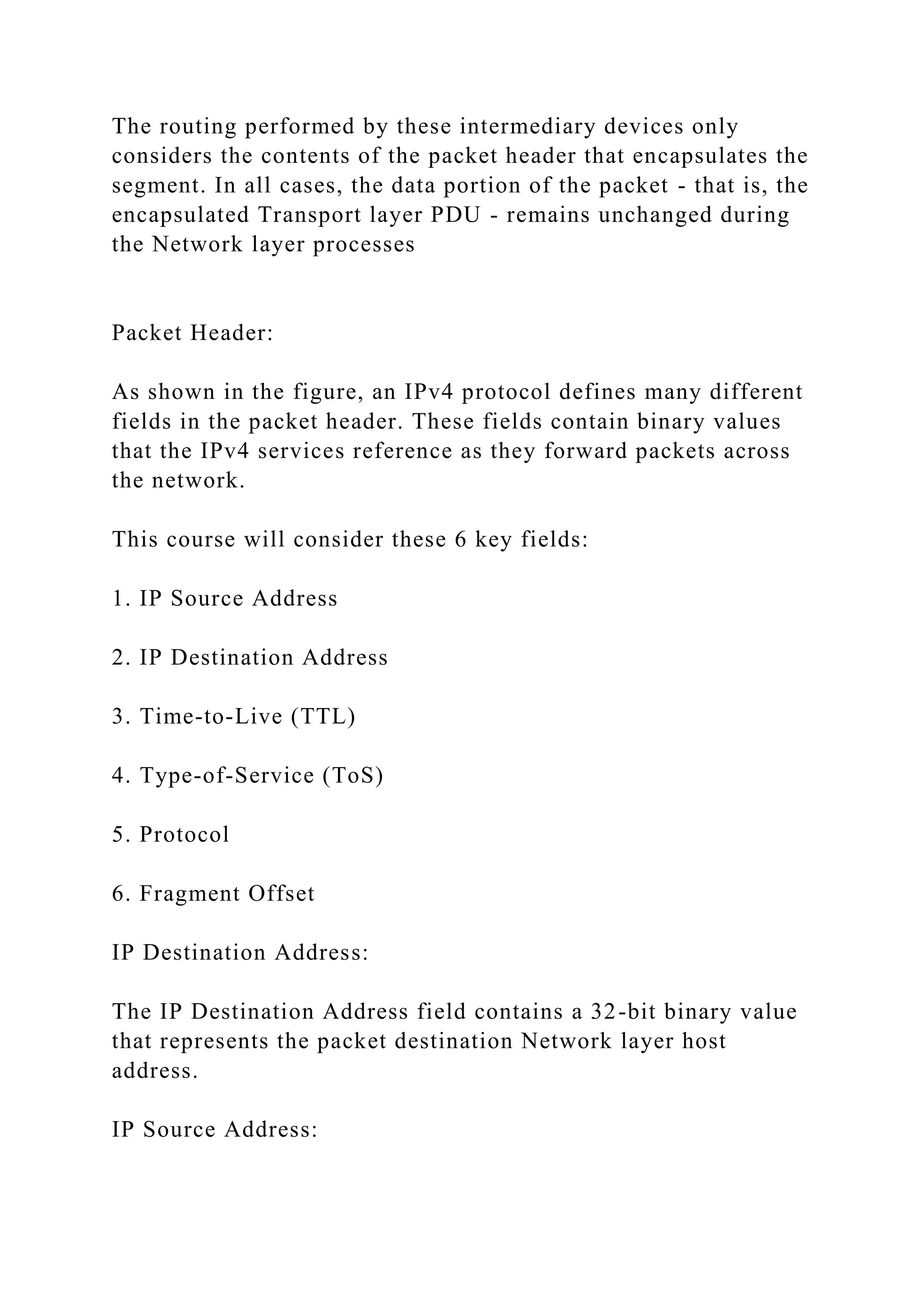 IntroductionTransport LayerTransport Layer forms the bas.docx