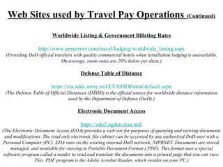 Introduction travel 101 chapter 5 | PPT