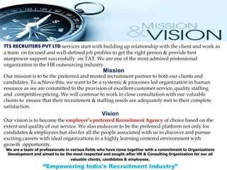 TTS Recruiters Pvt Ltd_Short Business Introduction | PPT
