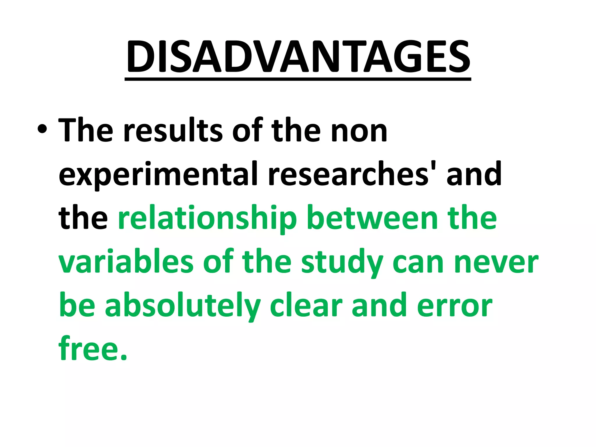 INTO & TYPES OF NON EXPERIMENTAL RESEARCH DESIGNS | PPTX