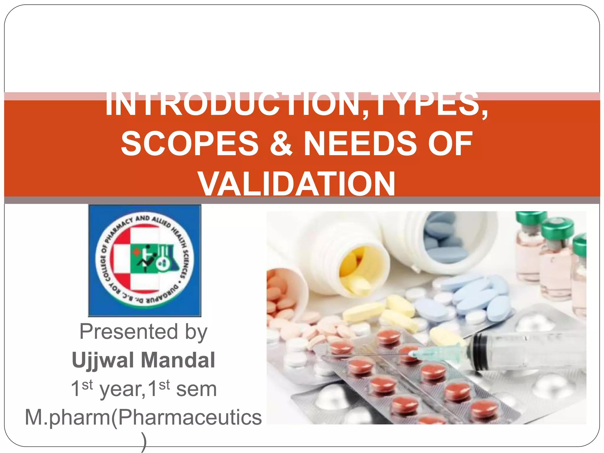 Introduction to Validation Study | PPTX