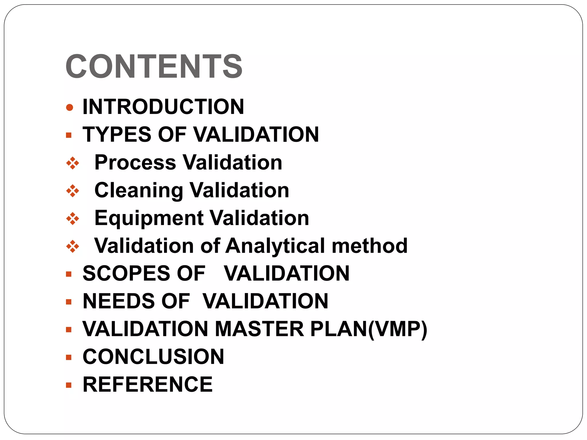 Introduction to Validation Study | PPTX