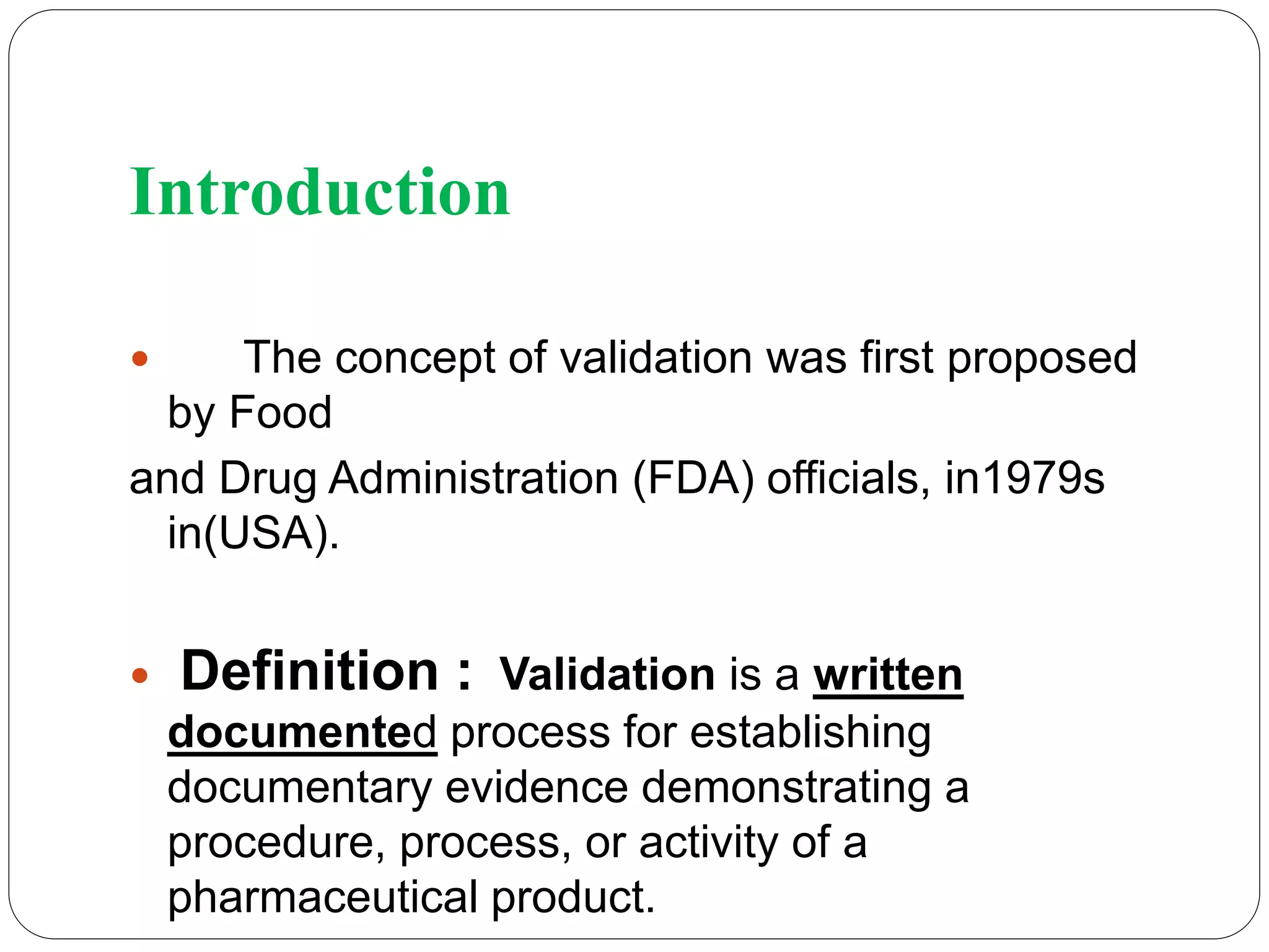 Introduction to Validation Study | PPTX