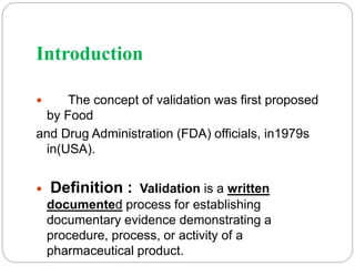 Introduction to Validation Study | PPTX