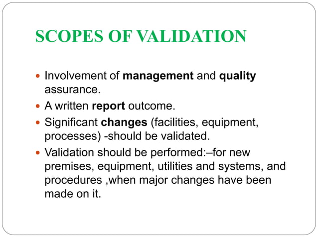 Introduction to Validation Study | PPTX