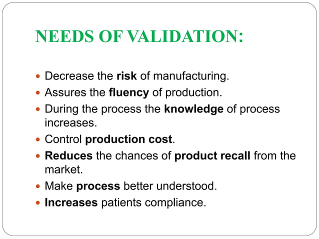 Introduction to Validation Study | PPTX