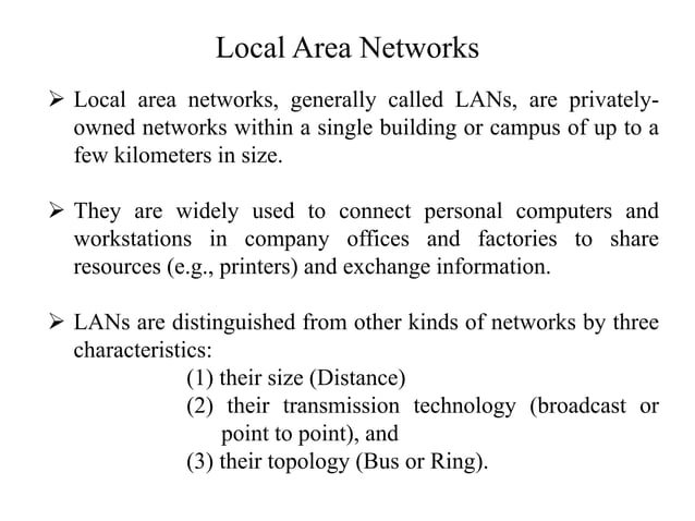 Lecture Notes - Introduction to Computer Network | PDF