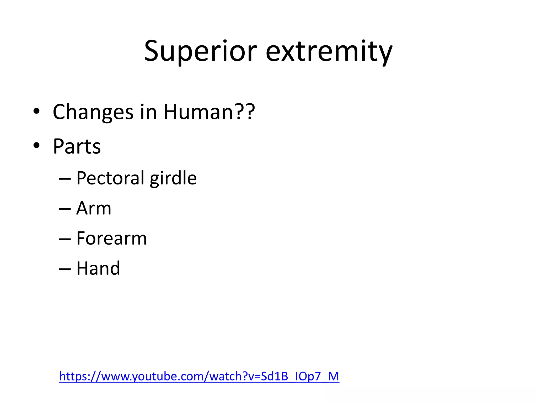 Introduction upper limb | PPTX
