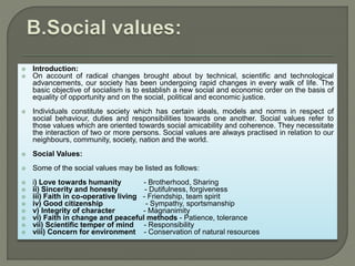 Introduction values | PPTX