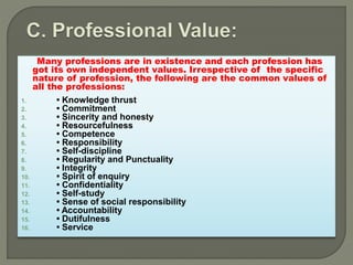 Introduction values | PPTX