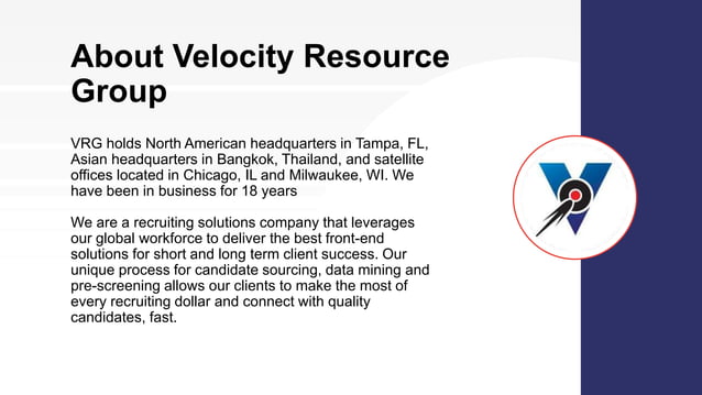 Introduction Velocity Resource Group | PPT Introduction Velocity Resource Group | PPT