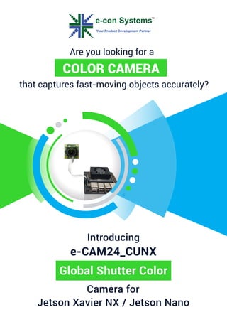 Global Shutter Camera for Jetson Xavier NX / Jetson Nano | PDF