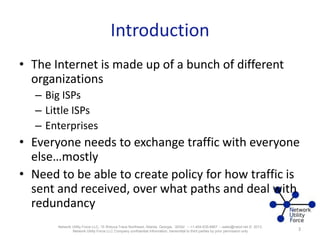 Introduction to Wide Area Network Routing | PPTX