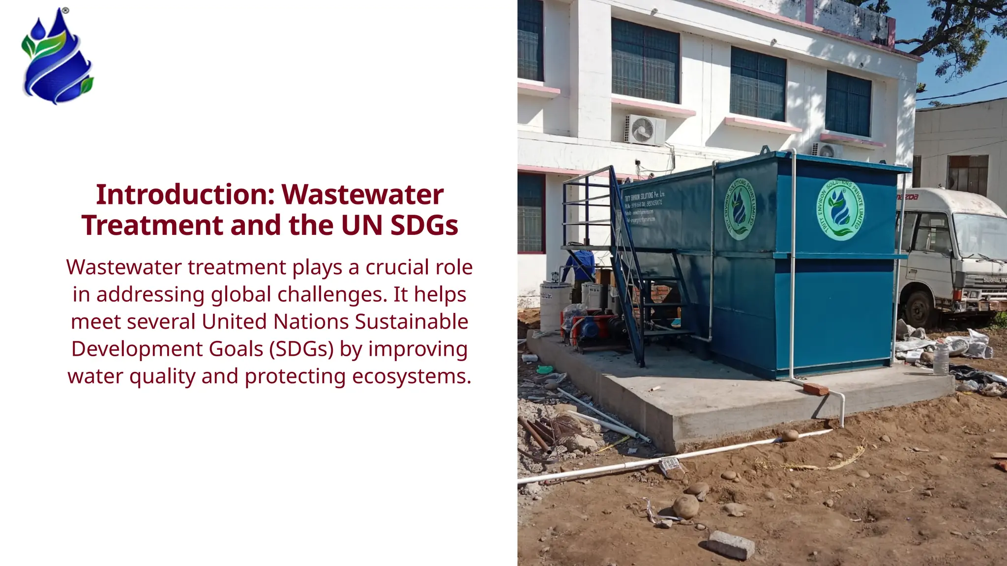 Introduction Wastewater Treatment and the UN SDGs.pptx