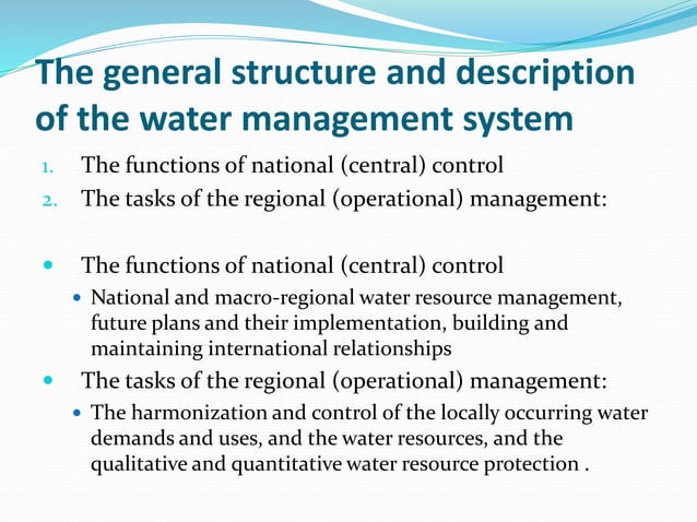 Introduction to Water Resource Management | PPTX | Environmental ...