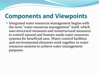Introduction to Water Resource Management | PPTX