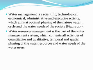 Introduction to Water Resource Management | PPTX