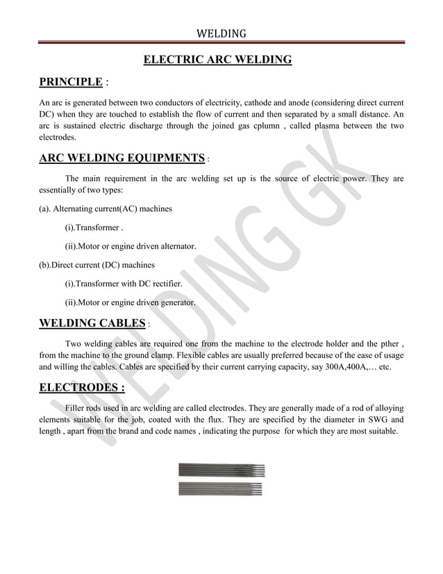Introduction welding | DOCX