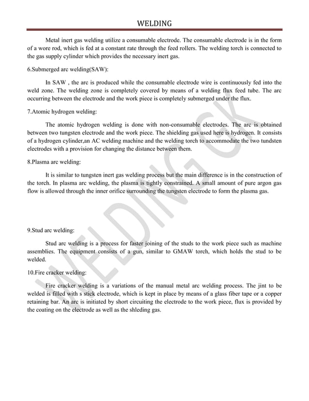 Introduction welding | DOCX