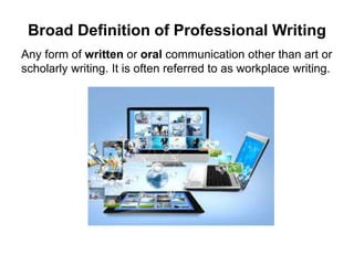 Introduction: What Is Professional Writing? | PPTX