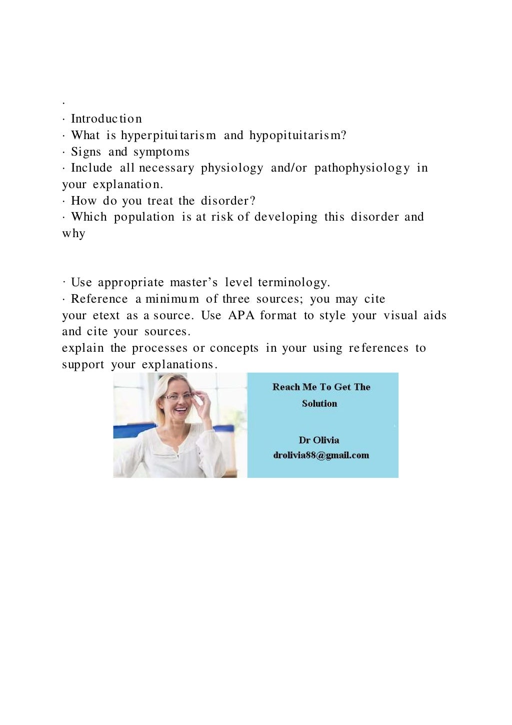 Introduction· What is hyperpituitarism and hypopituitari | DOCX