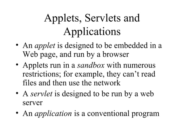 Introduction what is java | PPT