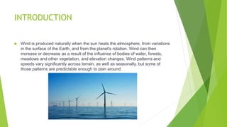 INTRODUCTION wind energy and its type .pptx