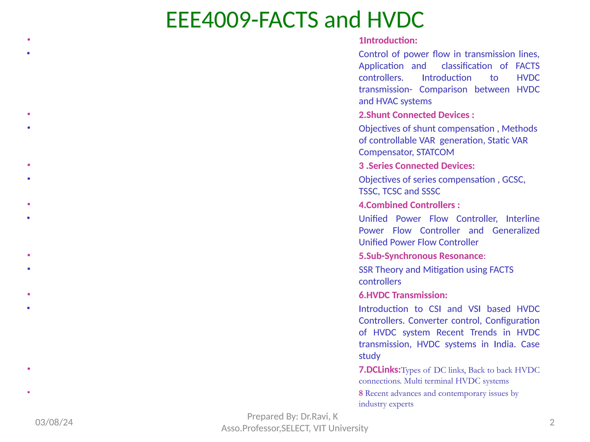 INTRODUCTION with POWER FLOW CONTROL-FACTS AND HVDC.pptx