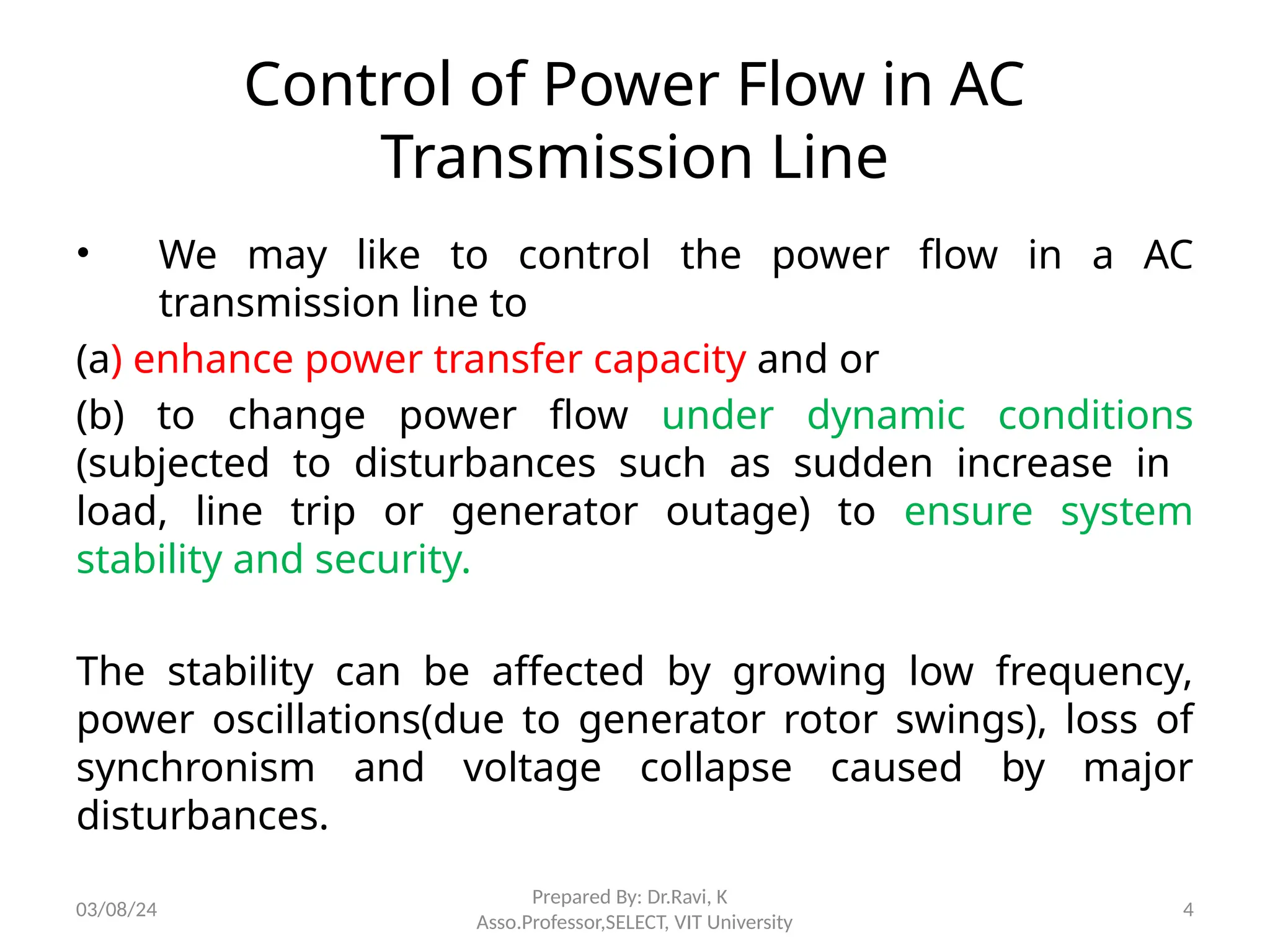 INTRODUCTION with POWER FLOW CONTROL-FACTS AND HVDC.pptx