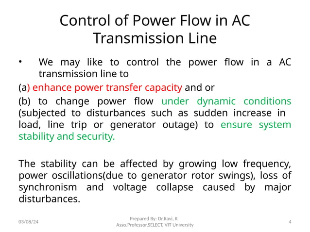INTRODUCTION with POWER FLOW CONTROL-FACTS AND HVDC.pptx