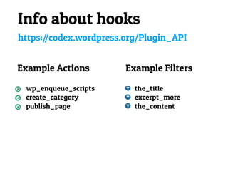 Introduction to Wordpress Hooks | PPT
