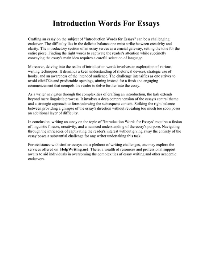 Introduction Words For Essays.pdf
