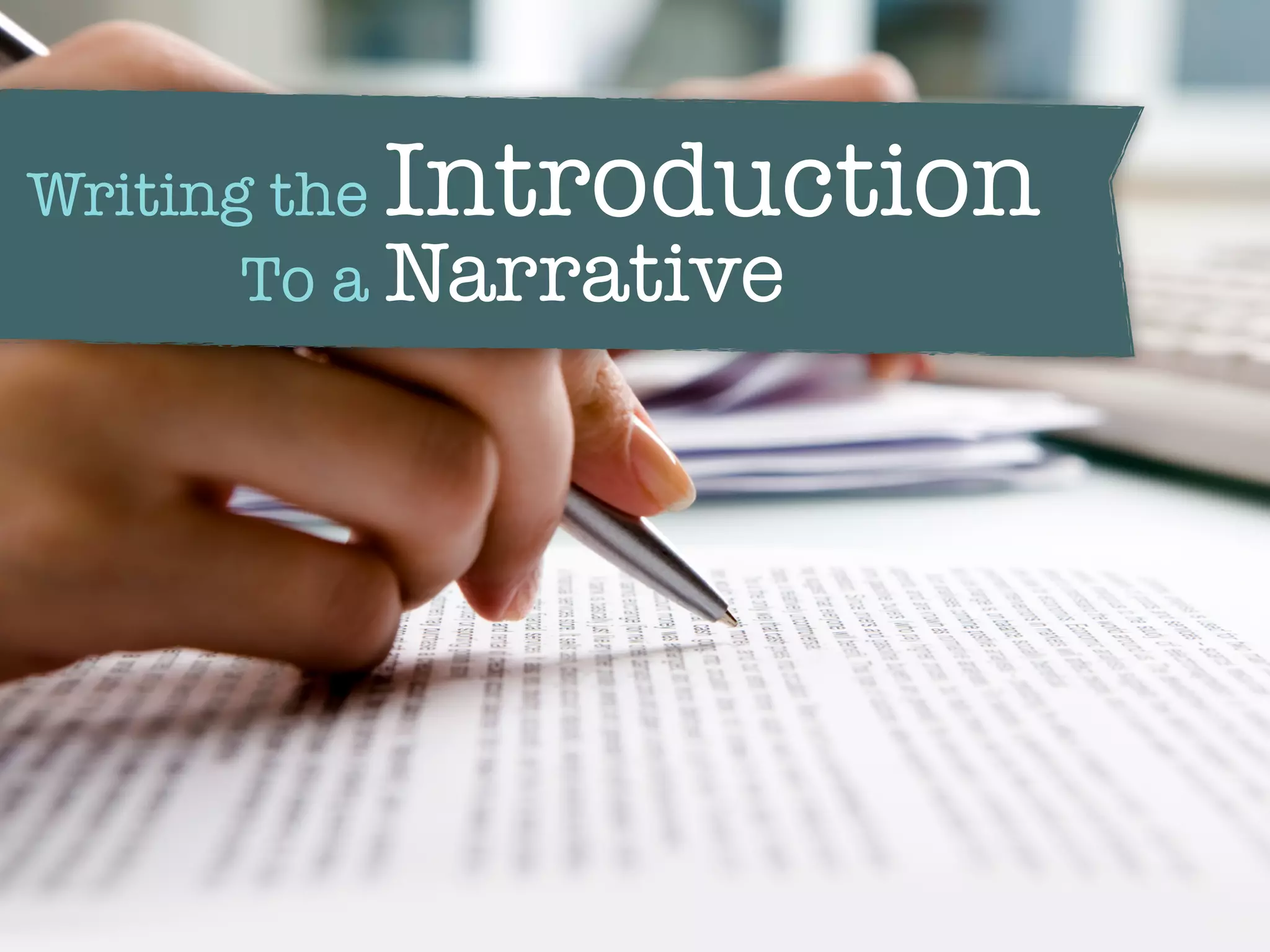 Narrative Introductions | PPT