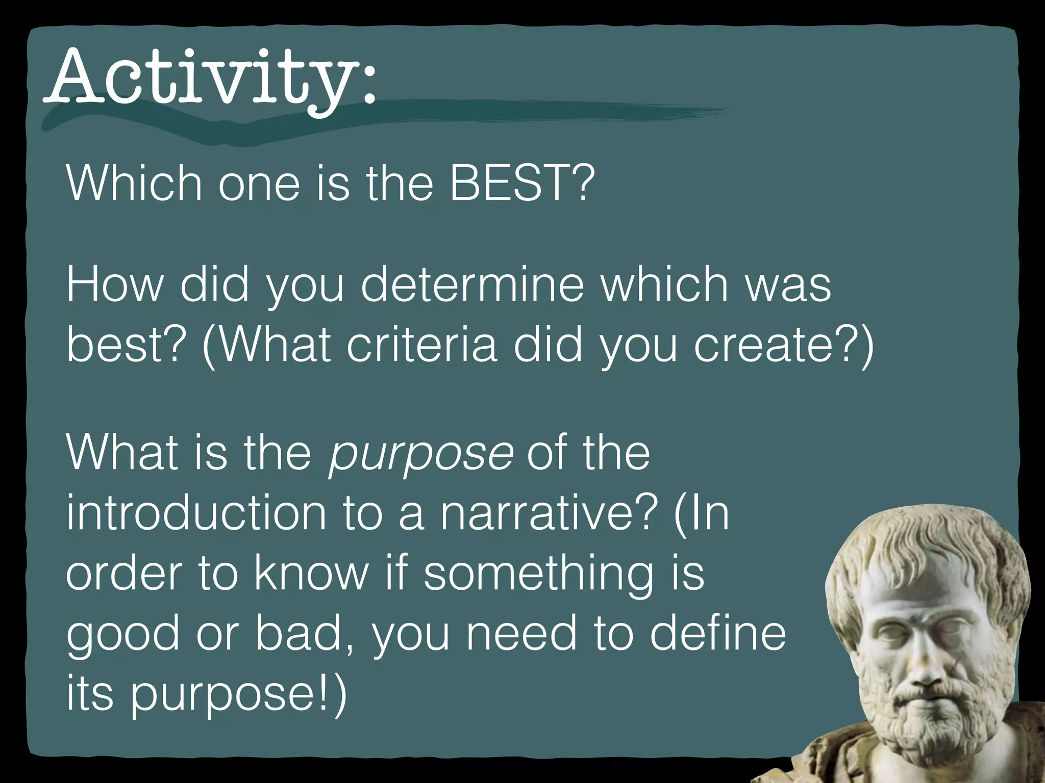 Narrative Introductions | PPT