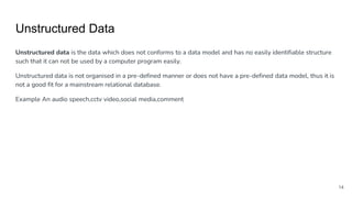 Introductio to Data Science and types of data | PPTX